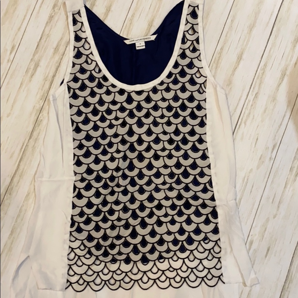 Dvf Layered Silk Tank Set - Gem